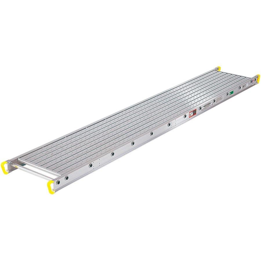 Werner 12-ft x 2-ft Aluminum Scaffold Stage with 500 lbs. Capacity in ...