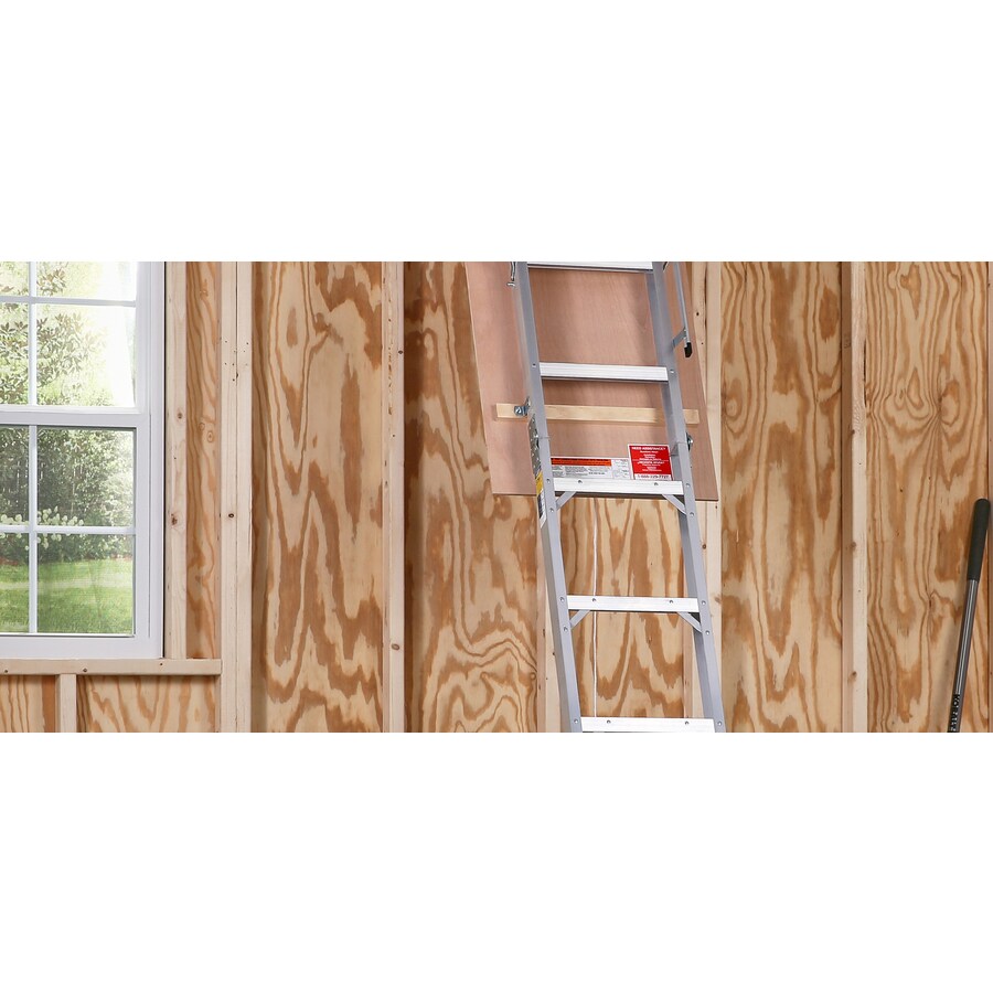 Werner AH 7.66-ft to 10.25-ft. (Rough Opening: 22.5-in x 54-in) Folding ...