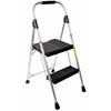 Werner 2-Step 225 lbs. Capacity Silver Aluminum Foldable Step Stool at ...