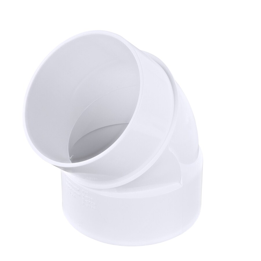 4-in x 4-in 45-Degree PVC Hub Street Elbow Fitting at Lowes.com