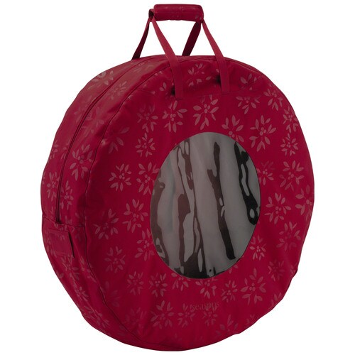 Classic Accessories 36-in x 10-in Polyester Wreath Storage Container in ...