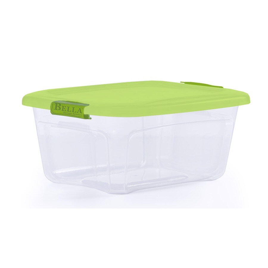 Style Selections 2-Pack Bella Storage Solution 12-Quart Clear Totes ...
