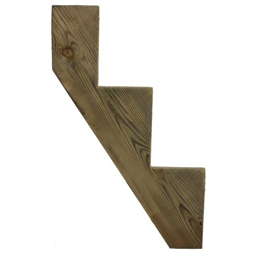 Severe Weather 3-Step Pressure Treated Pine Deck Stair Stringer at ...