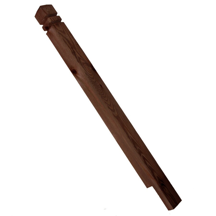 Severe Weather 4-in x 4-in x 48-in Double Groove EcoLife Treated Deck ...