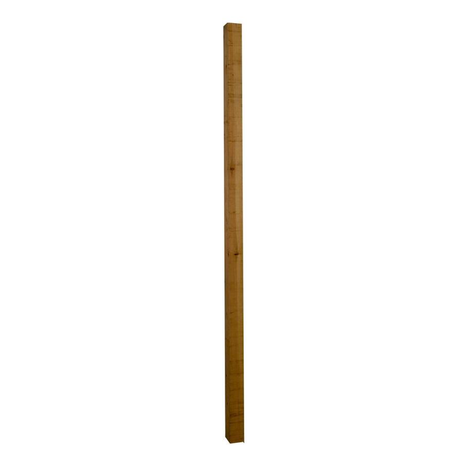 Severe Weather 4-in x 4-in W x 8-ft H Cedar Wood Fence End Post in the ...