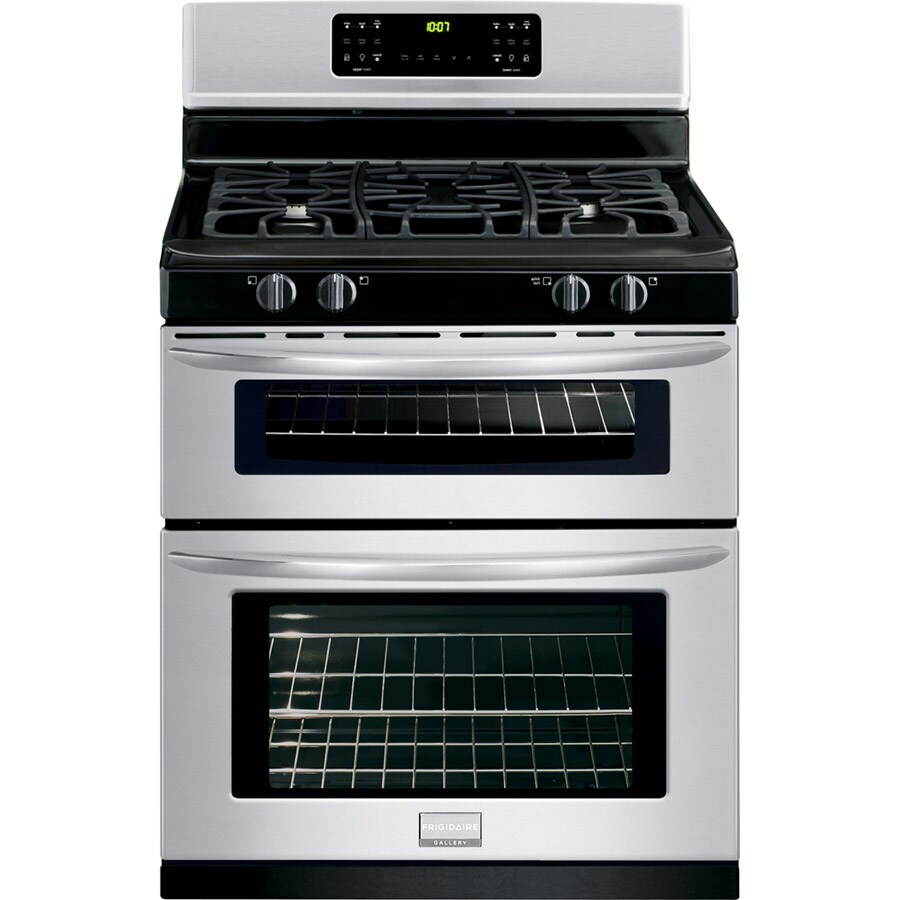 Frigidaire Gallery 30-in 3.5-cu ft/2.3-cu ft Self-Cleaning Double Oven ... Frigidaire Gallery 30-in 3.5-cu ft/2.3-cu ft Self-Cleaning Double Oven ...