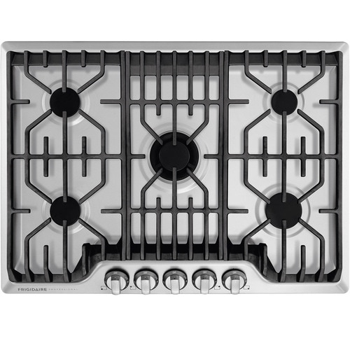 Frigidaire Professional 30-in 5 Burners Stainless Steel Gas Cooktop ...