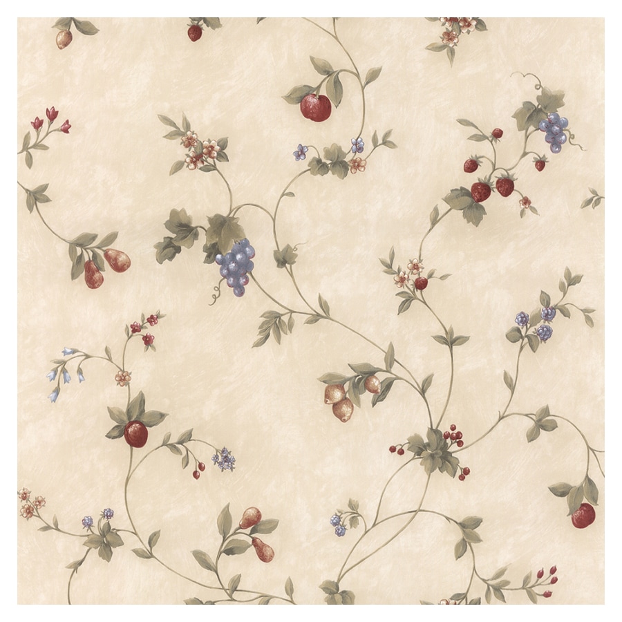 Norwall Fruit Trail Wallpaper in the Wallpaper department at Lowes.com