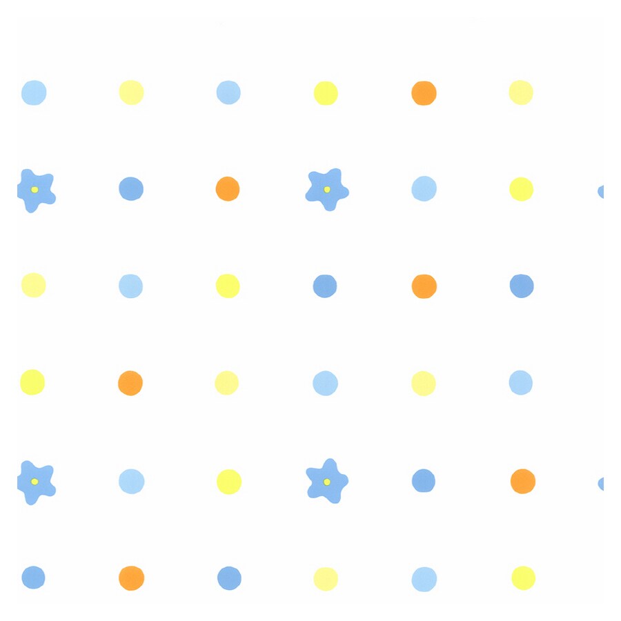 Norwall Baby Dots n' More Wallpaper at Lowes.com