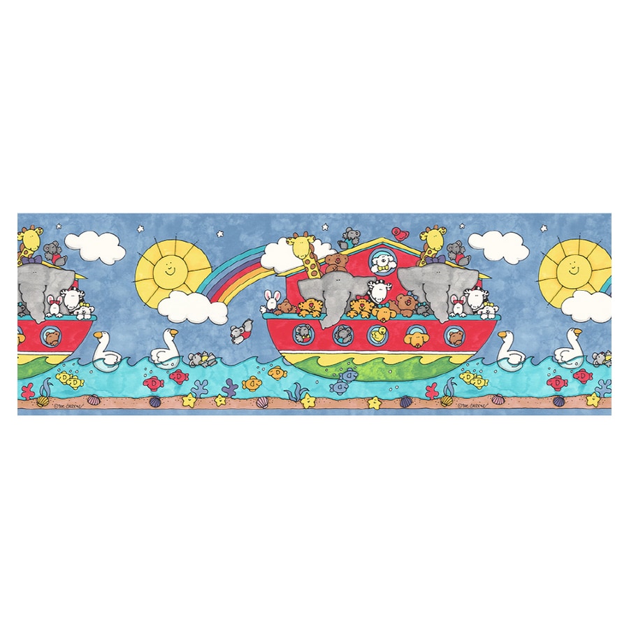 Norwall Noah's Ark Wallpaper Border in the Wallpaper Borders department ...