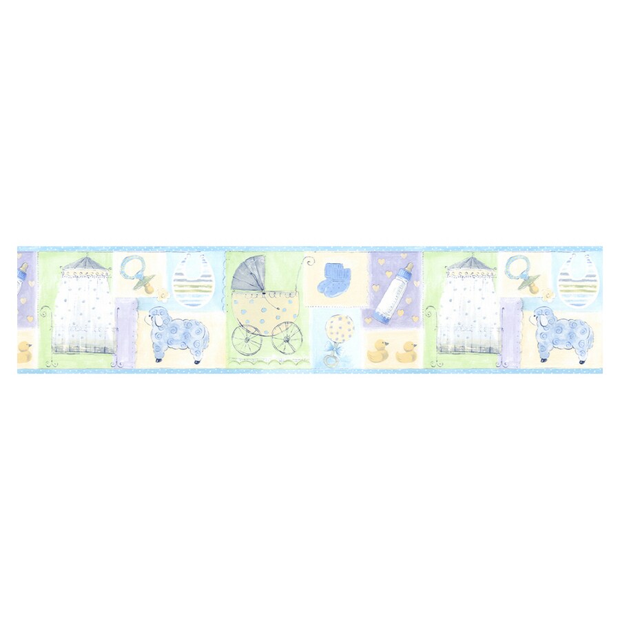 Norwall Nursery Wallpaper Border in the Wallpaper Borders department at ...