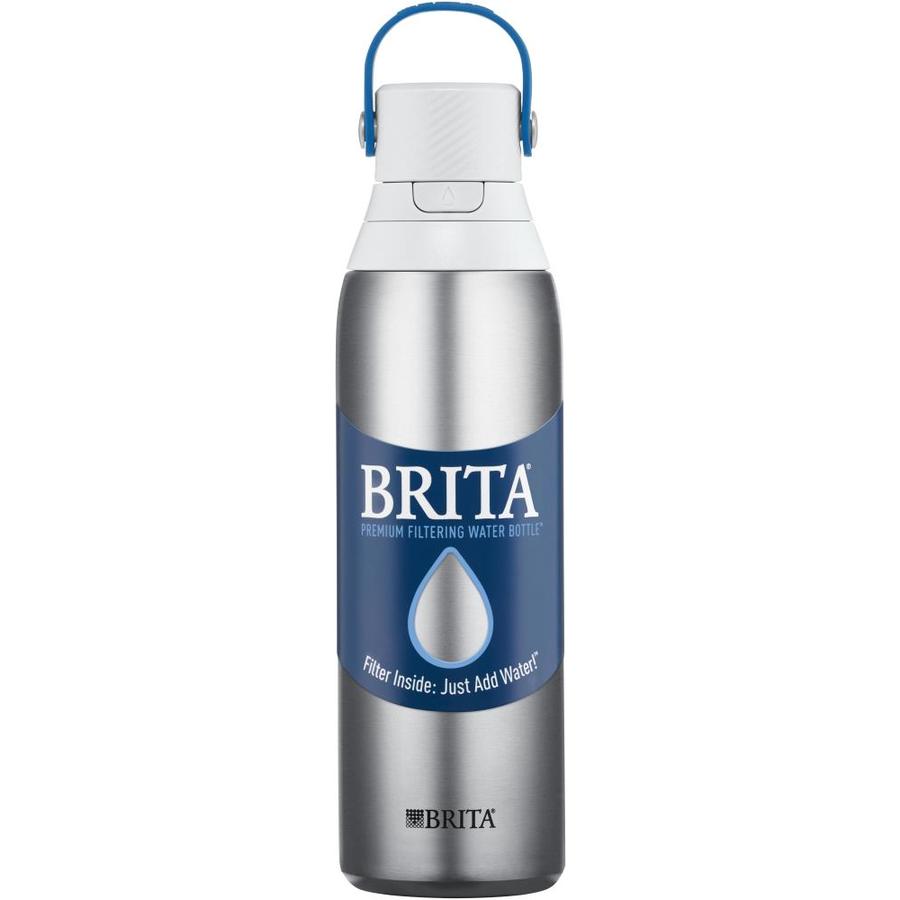 Brita Filter bottles 20-fl oz Stainless Steel Water Bottle in the Water ...
