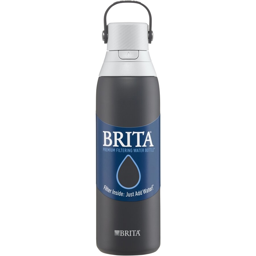 Brita Filter Bottles 20-fl oz Stainless Steel Water Bottle in the Water ...
