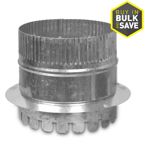 IMPERIAL 6-in Galvanized Steel Ductboard Duct Starting Collar in the ...