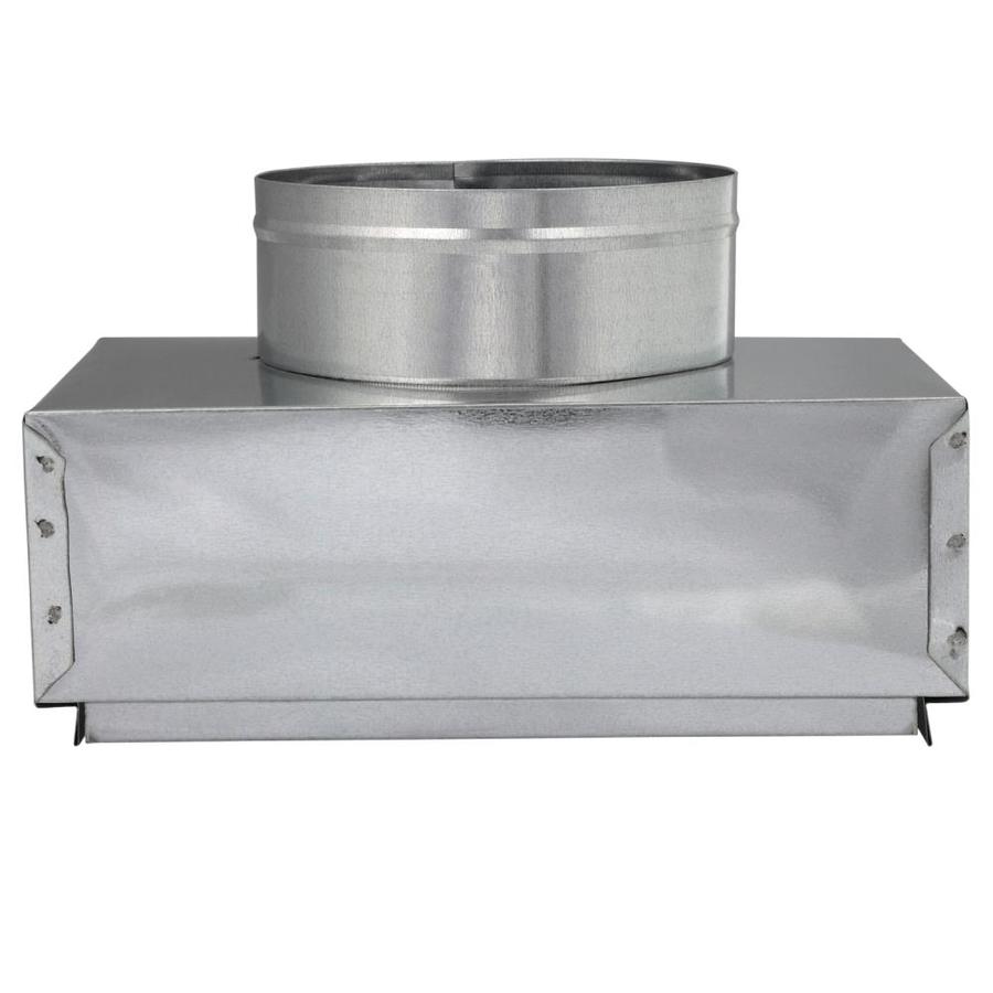 IMPERIAL 10-in x 6-in x 6-in Insulated Galvanized Steel Straight ...