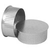 IMPERIAL 8-in Dia Galvanized Steel Round End Cap at Lowes.com