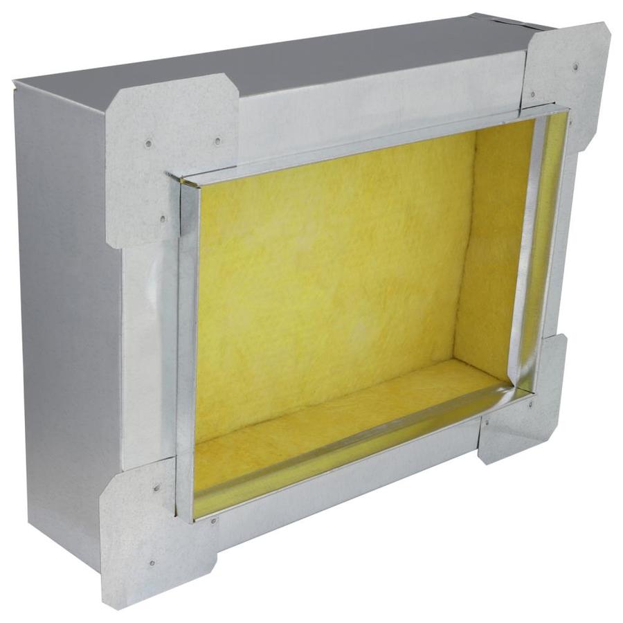 IMPERIAL 12-in x 8-in Insulated Galvanized Steel Ductboard Register ...