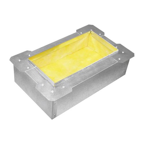 IMPERIAL 12-in x 8-in Insulated Galvanized Steel Ductboard Register ...