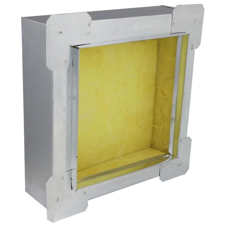 IMPERIAL 10-in x 10-in Insulated Galvanized Steel Ductboard Register ...