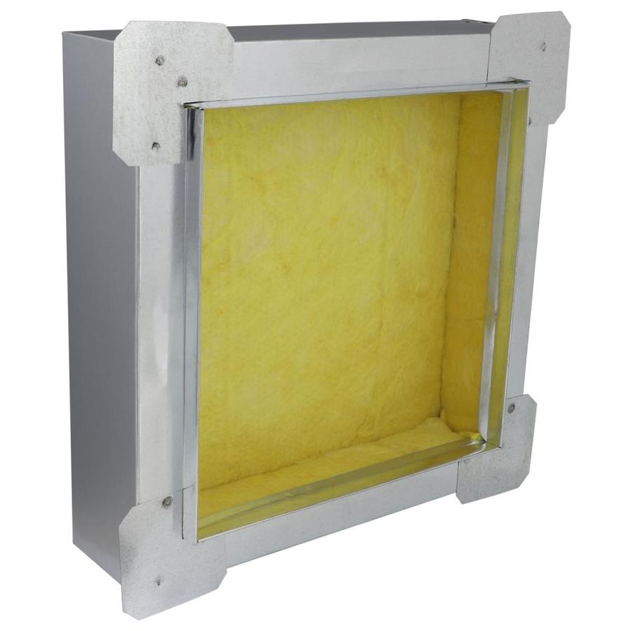 IMPERIAL 12-in x 12-in Insulated Galvanized Steel Ductboard Register ...