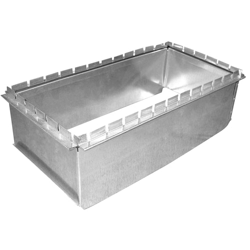 Imperial 12 In X 8 In Galvanized Steel Rectangular Duct Take Off In The Duct Take Offs