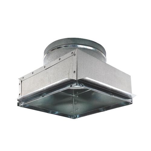 IMPERIAL 4-in x 6-in Galvanized Steel Ceiling Register Duct Boot at ...