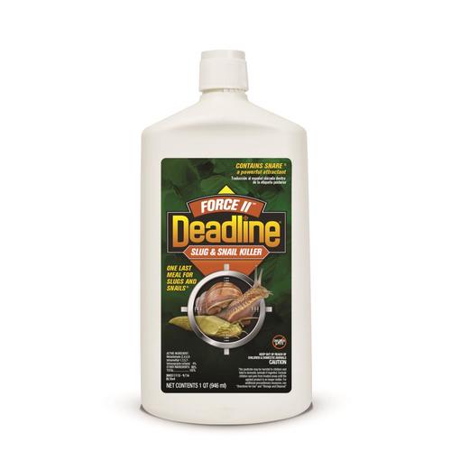 Deadline Force II 1-Quart Snail and Slug Killer in the Pesticides ...