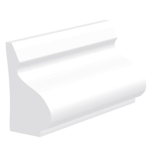 Royal Building Products 1-1/8-in x 8-ft Prefinished PVC Base Cap ...