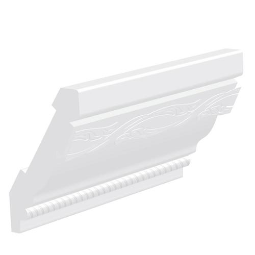 Royal Building Products 3-1/2-in x 8-ft Prefinished PVC Crown Moulding ...