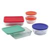 PYREX 5-Piece Multisize Tempered Glass Food Storage Container at Lowes.com