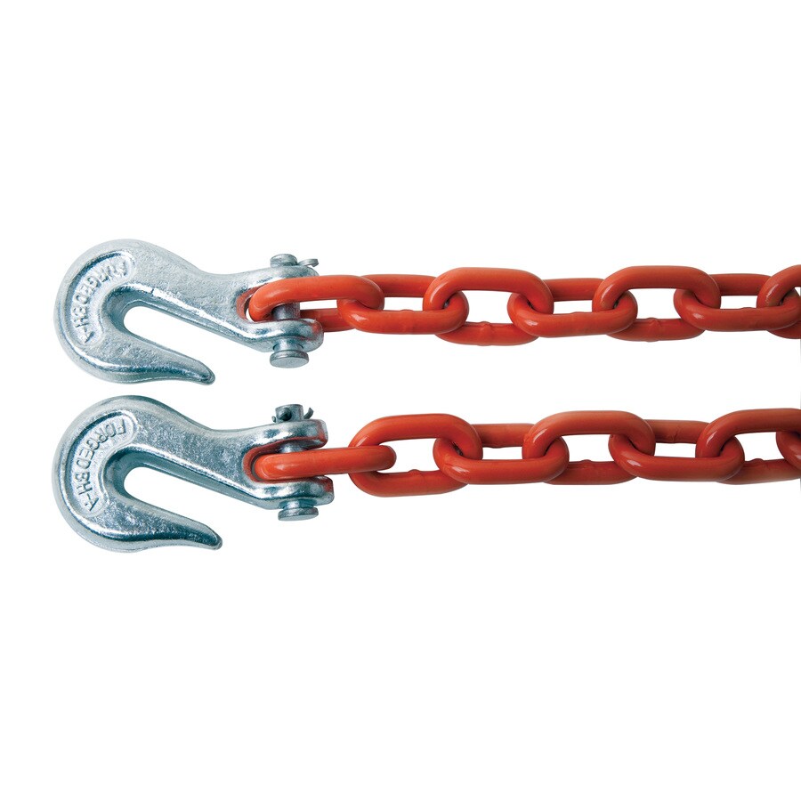 Blue Hawk 12' Welded Orange Chain at Lowes.com