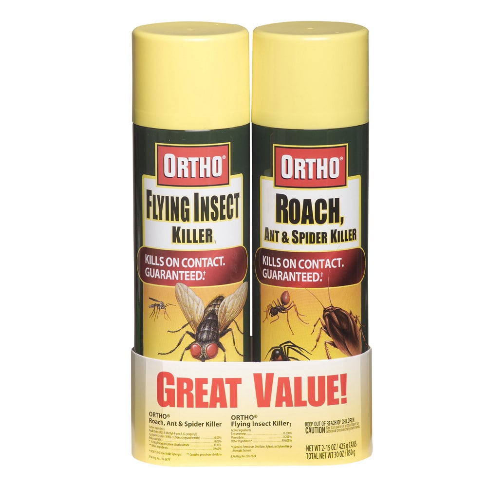 OrthoÂ® 30 Oz. Flying Insect and Roach Killer Aerosol Combo Pack at ...