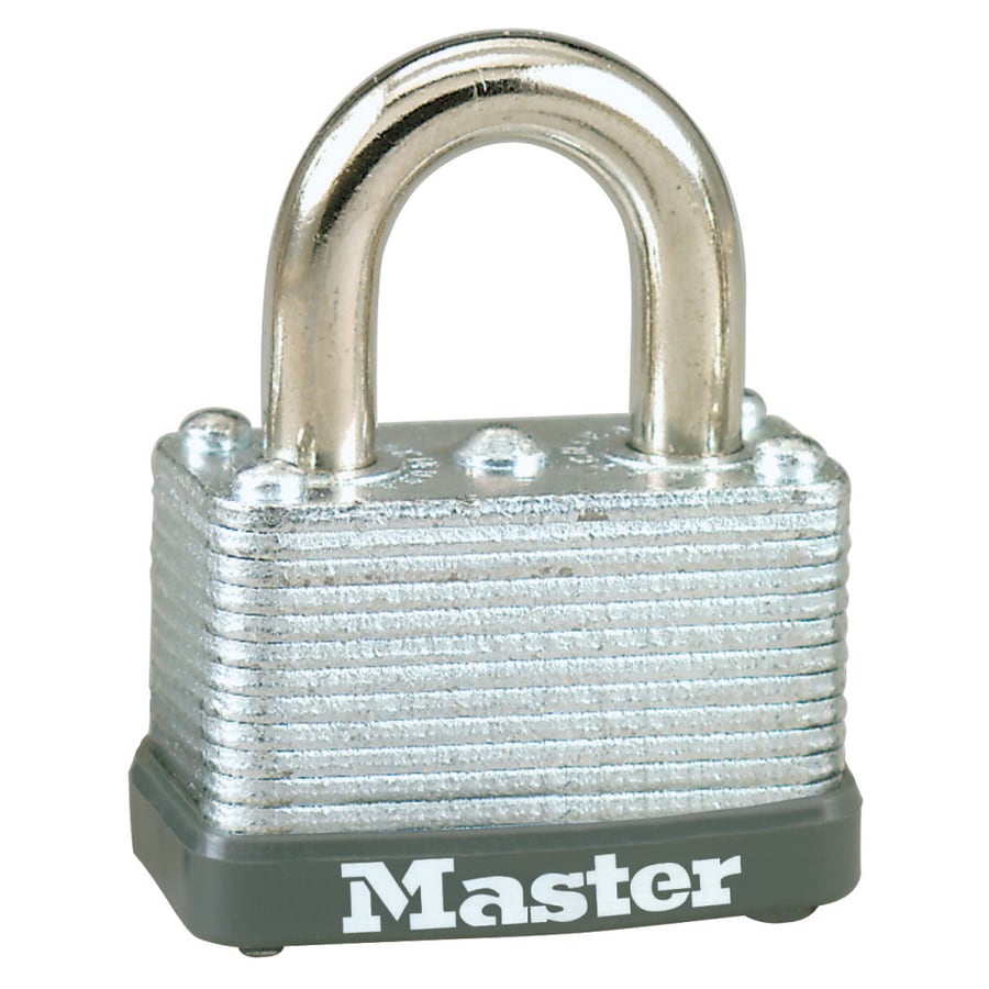 Master Lock 1.78-in Laminated Steel Shackle Keyed Padlock at Lowes.com