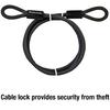 Master Lock 6-ft (1.8-m) Long x 0.38-in (10-mm) Diameter Looped End ...