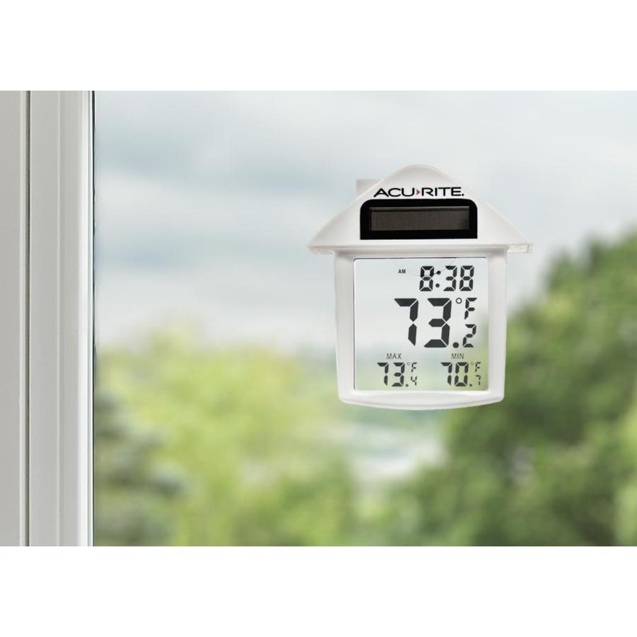 AcuRite Solar Powered Window Thermometer in the Thermometer Clocks ...
