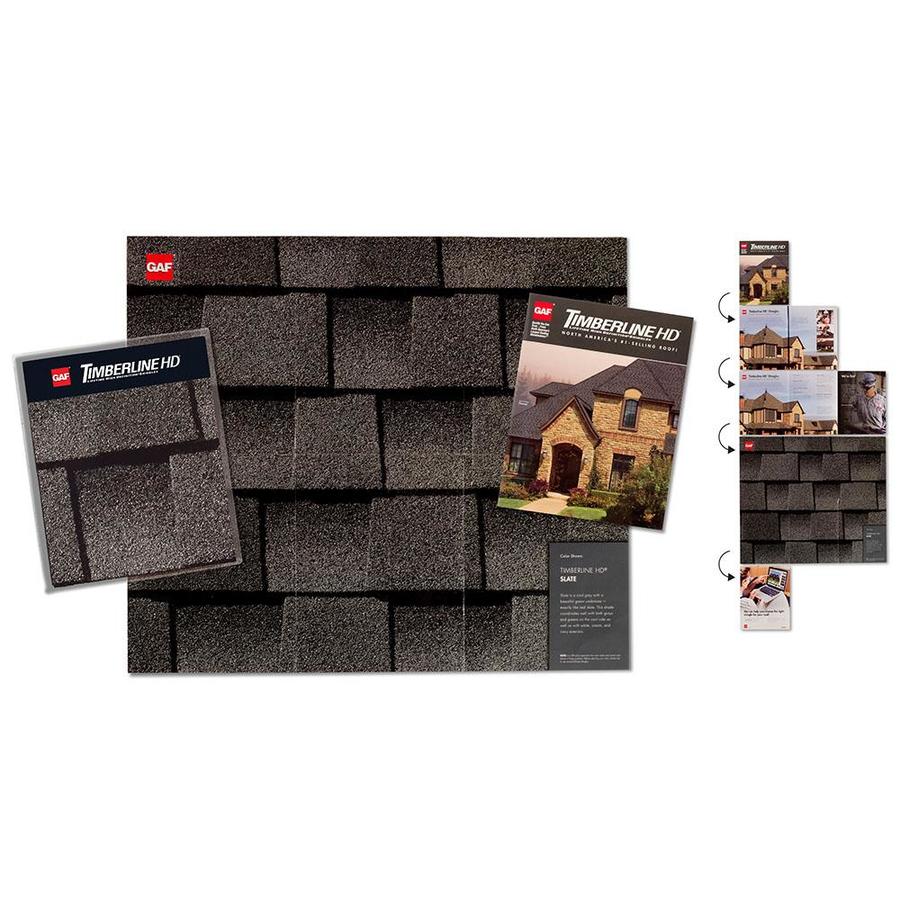 GAF Timberline HD Slate Laminated Asphalt Architectural Roof Shingle ...