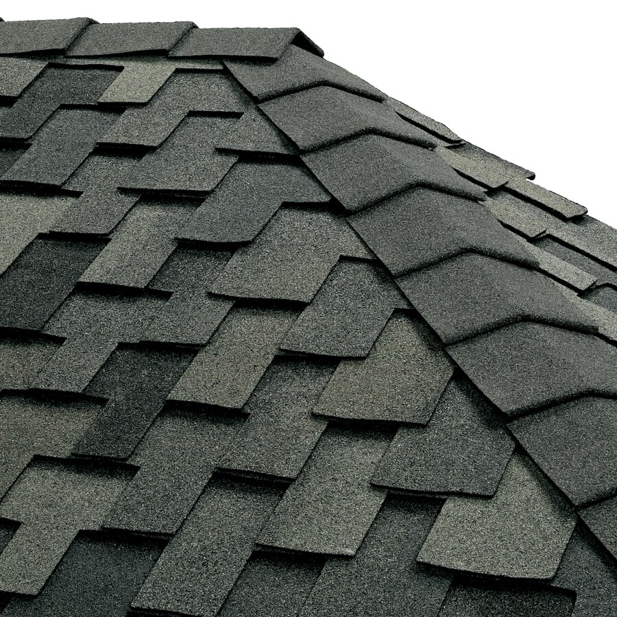 GAF TimberCrest 10-in Wide Bullnose Hip and Ridge Shingle- Storm Cloud ...