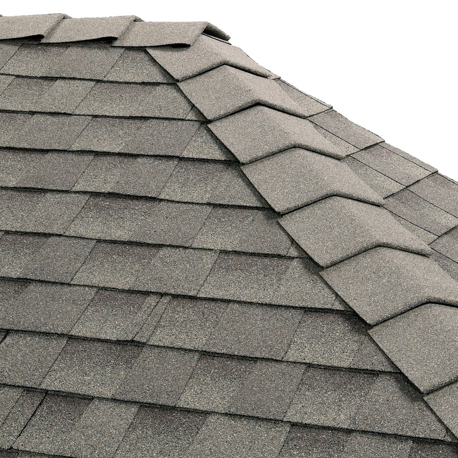 GAF TimberCrest 10-in Wide Bullnose Hip and Ridge Shingle- Cool ...