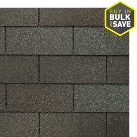 GAF ROYAL SOVEREIGN 33.33-sq ft Weathered Gray 3-Tab Roof Shingles ...
