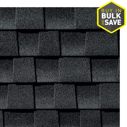 GAF Timberline HD 33.33-sq ft Charcoal Laminated Architectural Roof ...