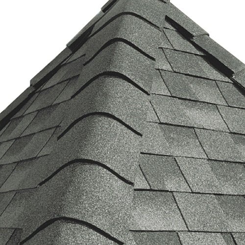 GAF 20-lin ft Timbertex Birchwood Laminated Hip and Ridge Roof Shingles ...