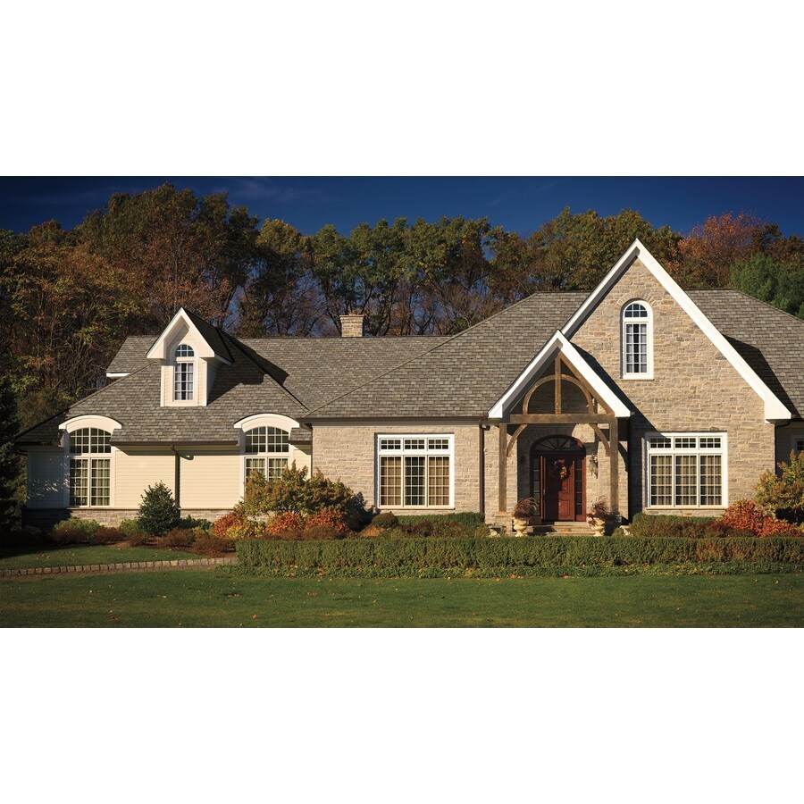 GAF Camelot II 25-sq ft Weathered Timber Laminated Architectural Roof ...