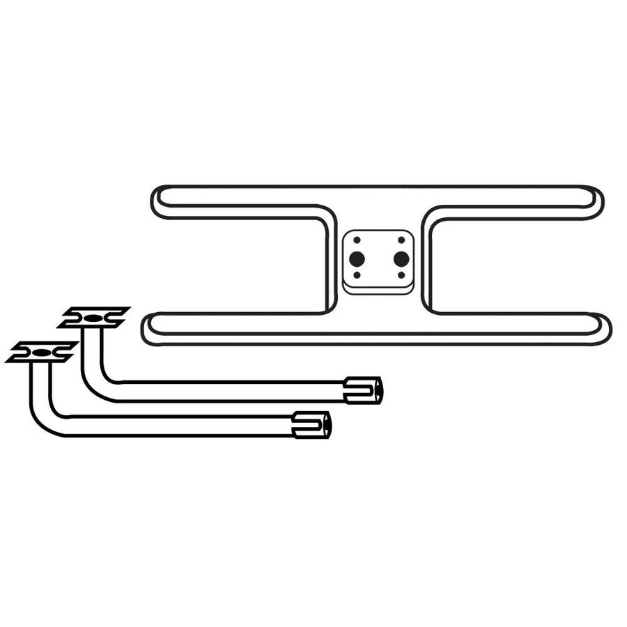 Heavy Duty BBQ Parts 19.5-in Stainless Steel Bar Burner at Lowes.com