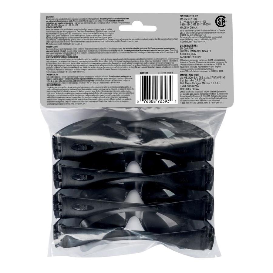 3M Outdoor Plastic Safety Glasses in the Safety Glasses, Goggles & Face ...
