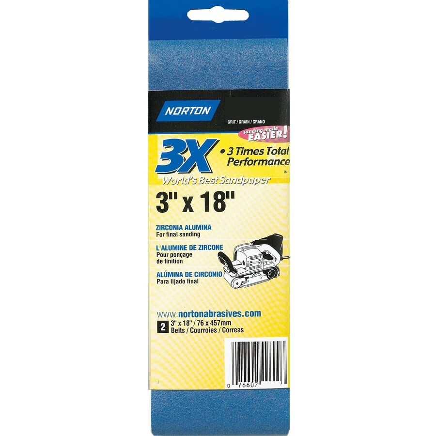 Norton 80-Grit Sandpaper 3.1-in W x 10.2-in L 2-Pack at Lowes.com