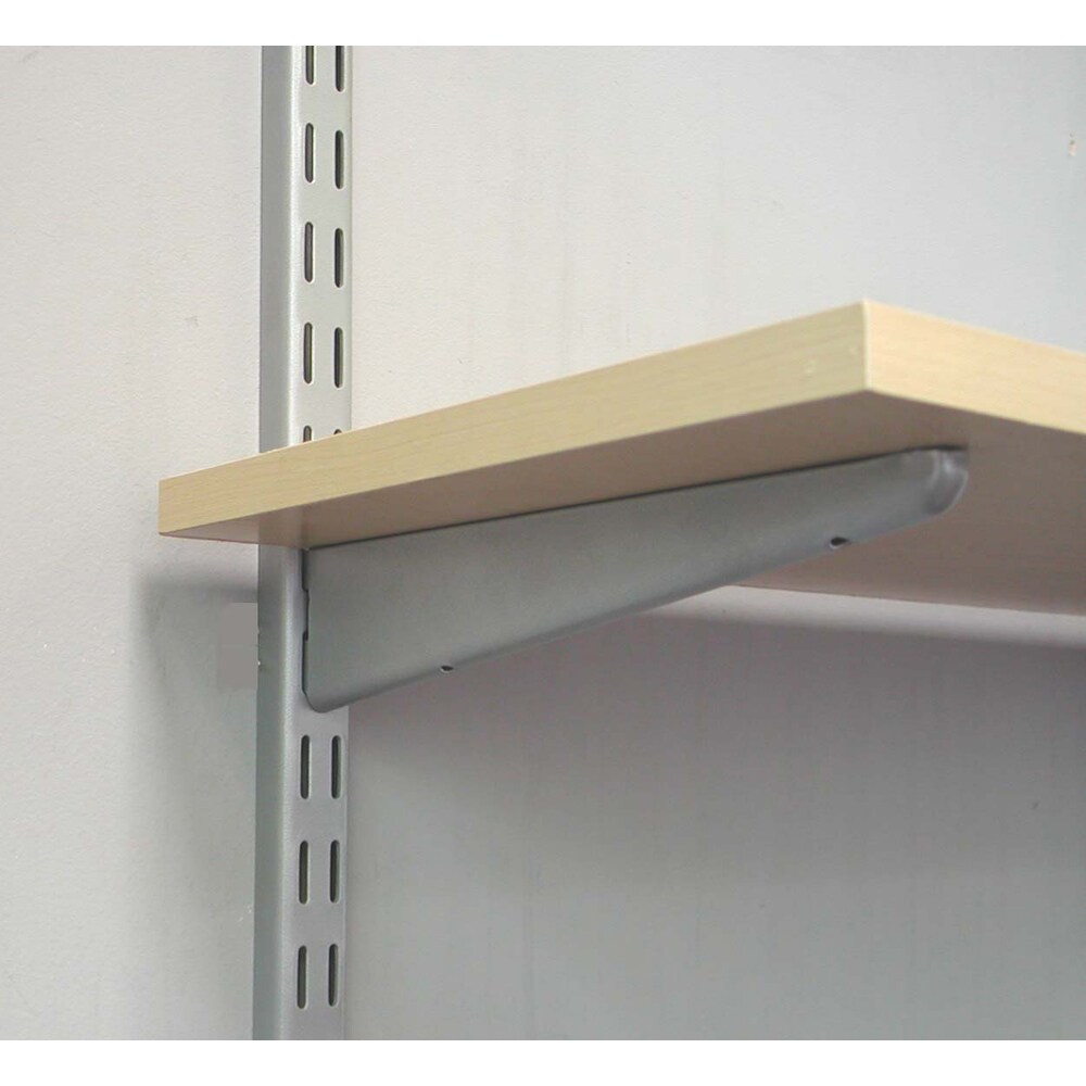 Shelving By DesignÂ® 48" Dual-Trak Adjustable Wall Standard, Platinum ...