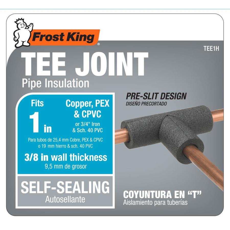 Frost King 3/8-in Foam Tee for 1-in Pipe in the Insulation Fittings ...