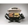 Weber Weber Q 1000 Titanium 8500-BTU 189-sq in Portable Gas Grill ...