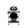 Weber Performer Premium 22-in Green Porcelain Enamel Kettle Charcoal ...