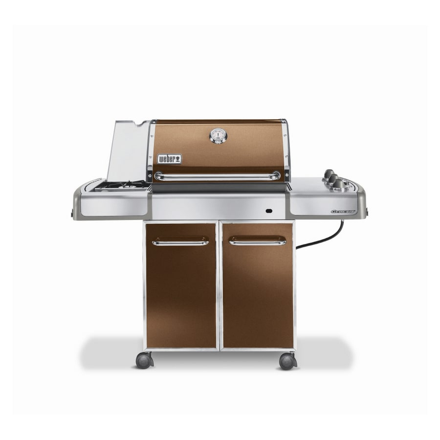 Weber GENESIS E-320 COPPER LP GAS GR in the Gas Grills department at ...